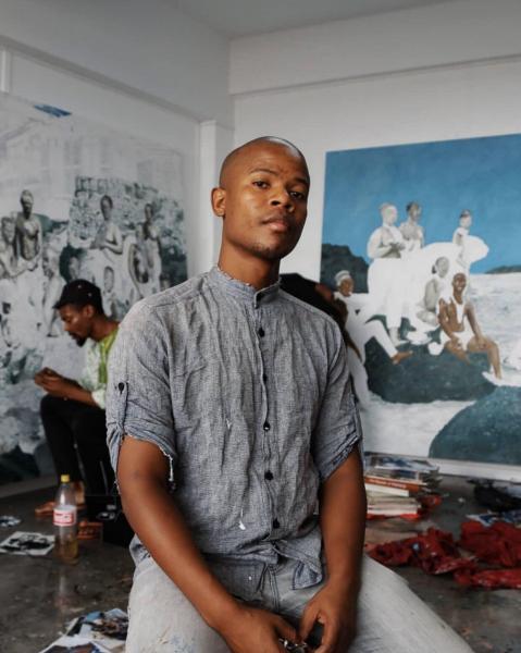 Cinga Samson redefines masculinity in his paintings - Artskop