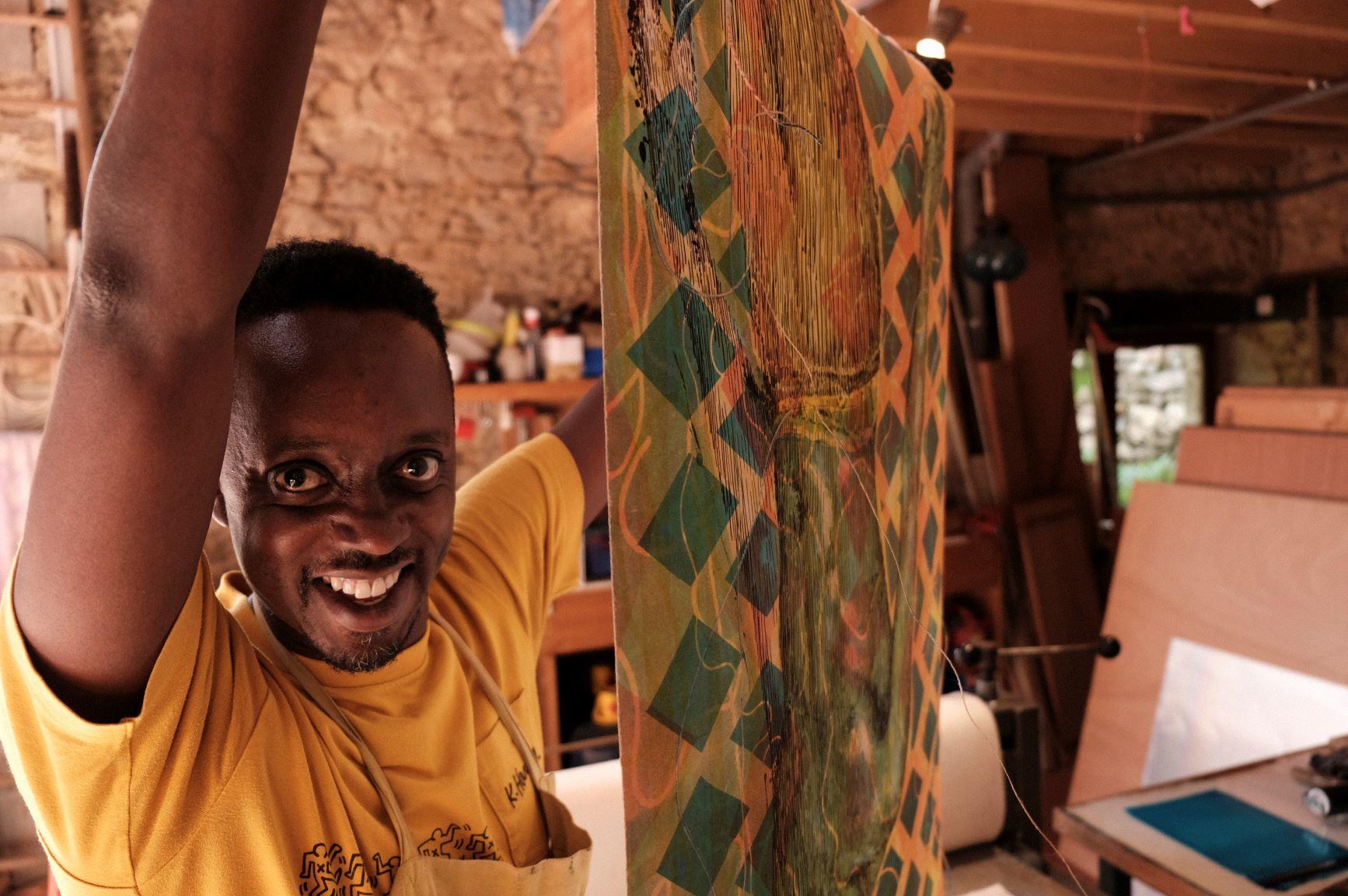 Rencontre avec Evans Mbugua à l'Atelier le Grand Village - Artskop